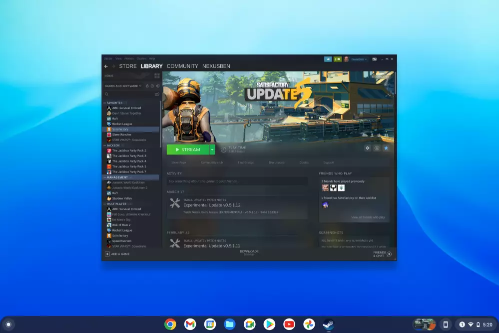 Chrome OS အတွက် Steam- ဒေသတွင်းဂိမ်းများနှင့် လက်ဆွဲခြင်း [ဗီဒီယို] 1939_6