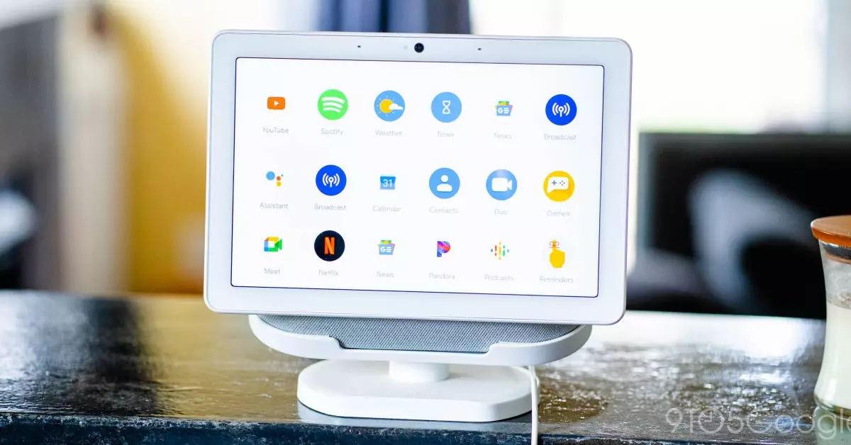 Google עובדת על Nest Hub חדש משנת 2022 עם טאבלט נתיק