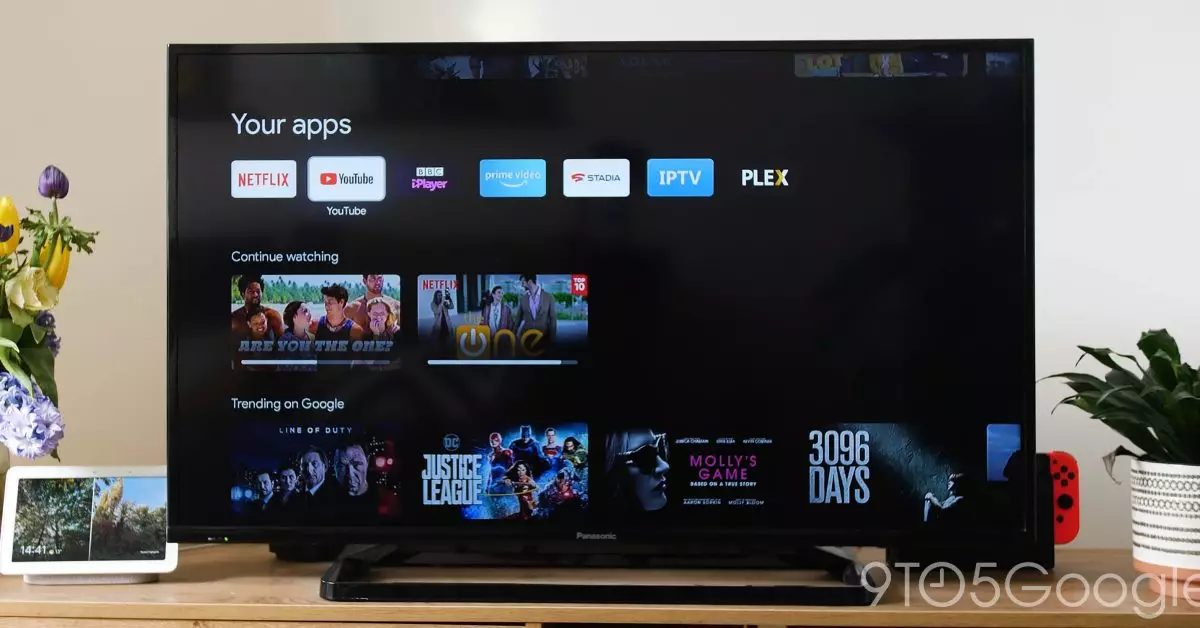 Google TV dia manome lanja bebe kokoa ny fampidirana fampiharana Android