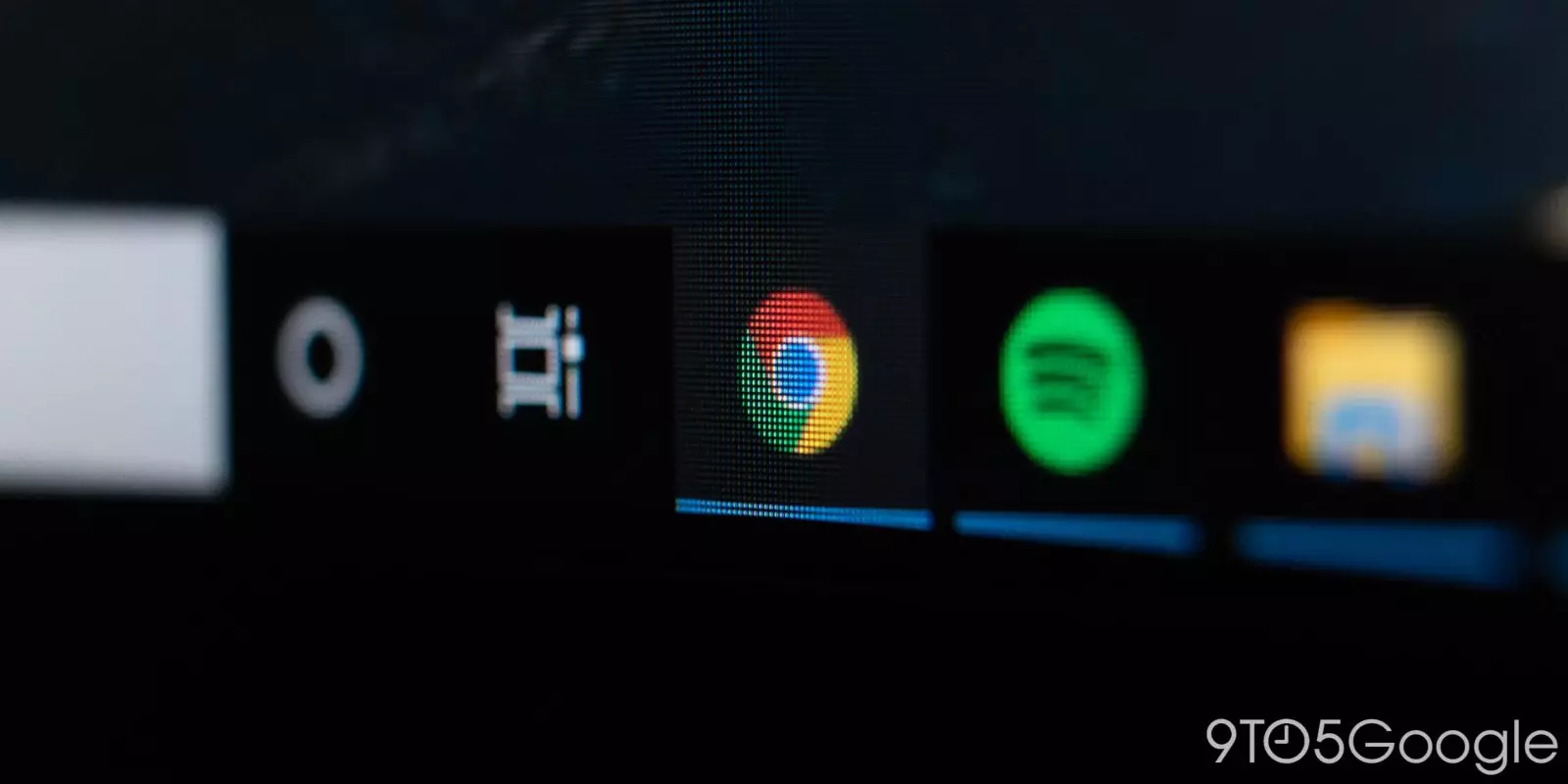 Вокны з лагатыпам google chrome