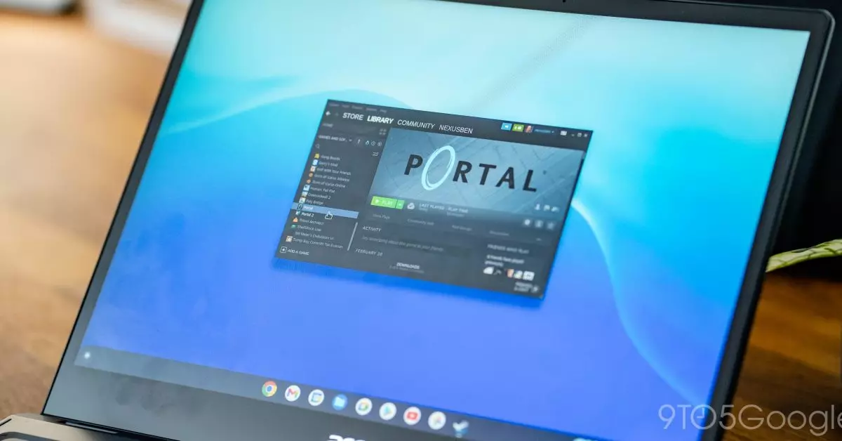 Steam Alpha iestatīšana operētājsistēmā Chrome OS