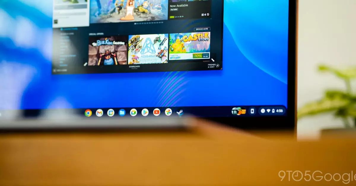 Steam na Chrome OS dị ugbu a maka ule Alfa