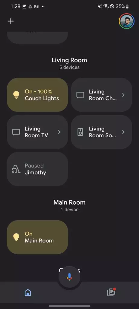 Chromecast in der Google Home-App