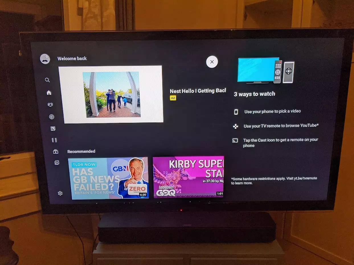 Nový YouTube Chromecast