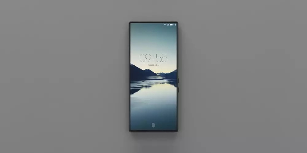 Os yw'r delweddau hyn yn real, gallai Meizu fod ar ei ffordd i gael gwared ar Xiaomi y Mi Mix [Oriel] heb ymyl 21640_1