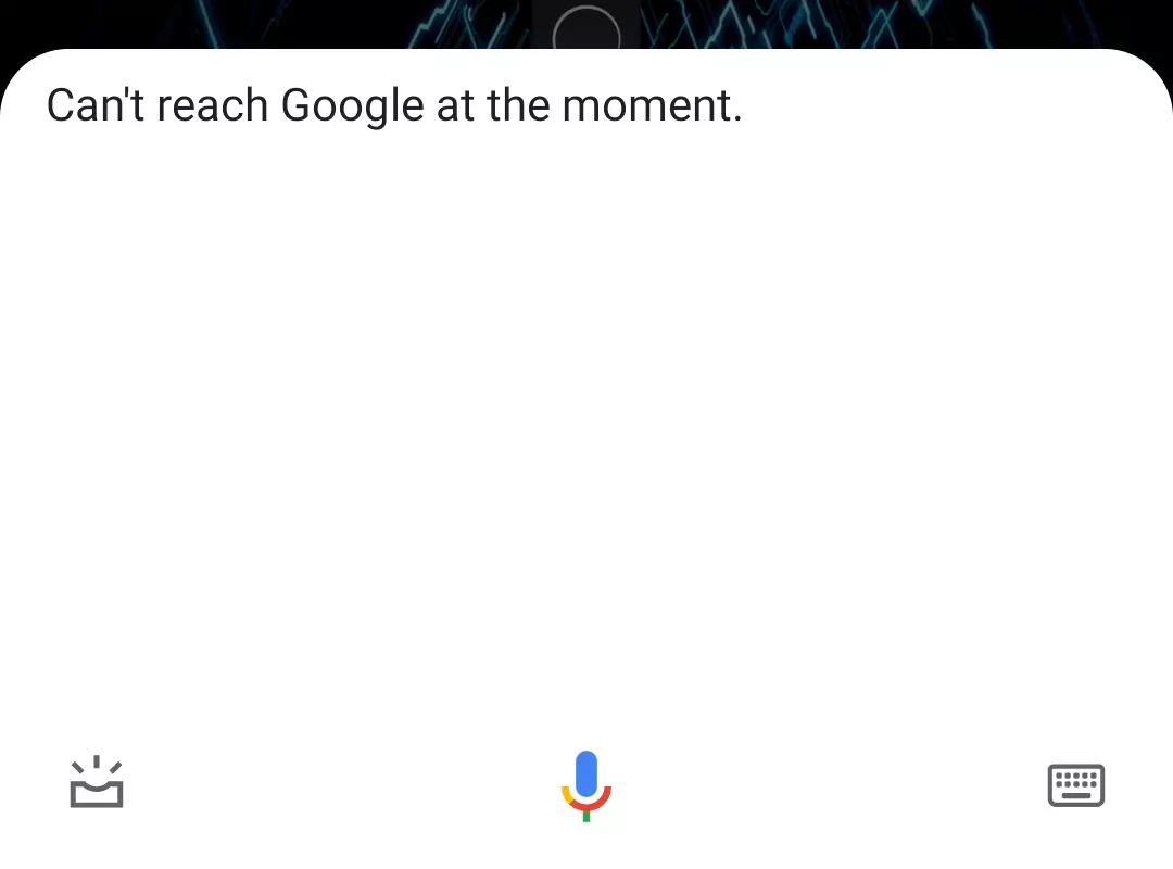 Google Assistant-ի անսարքություն