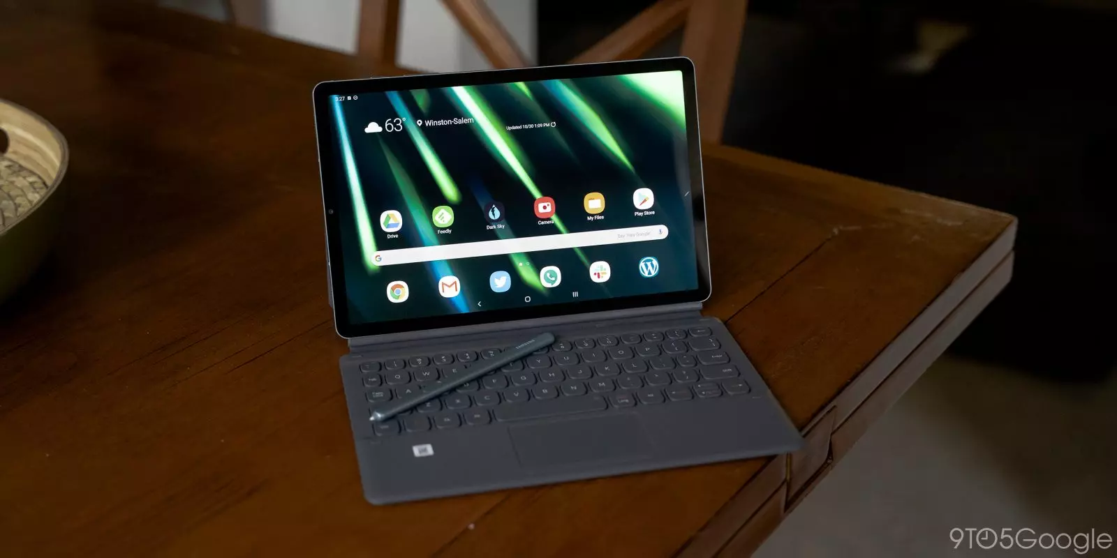 samsung galaxy tab s6 klaviatura qutusu ilə - android 10