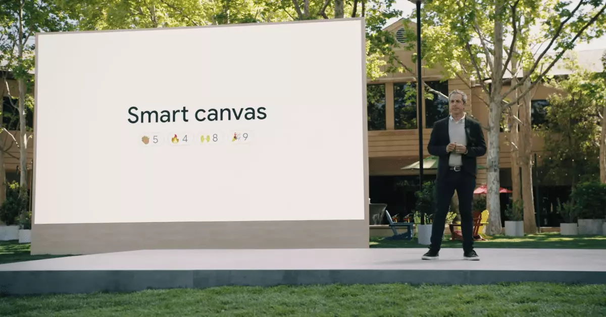 'Smart canvas' ichabatanidza zvirinani Google Workspace apps