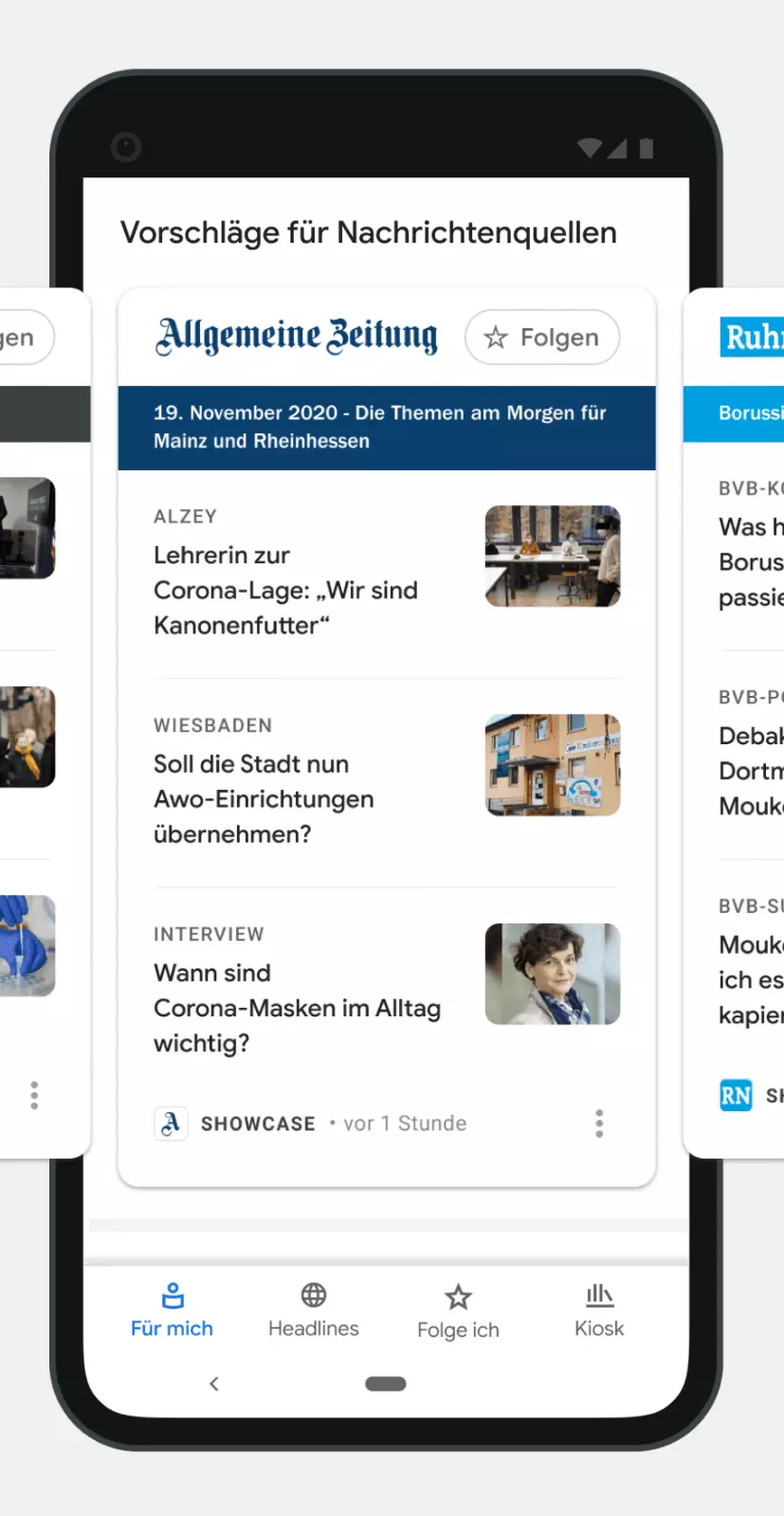 Google News Showcase zgjerohet në iOS, përmbajtje me mure pagese 22734_3