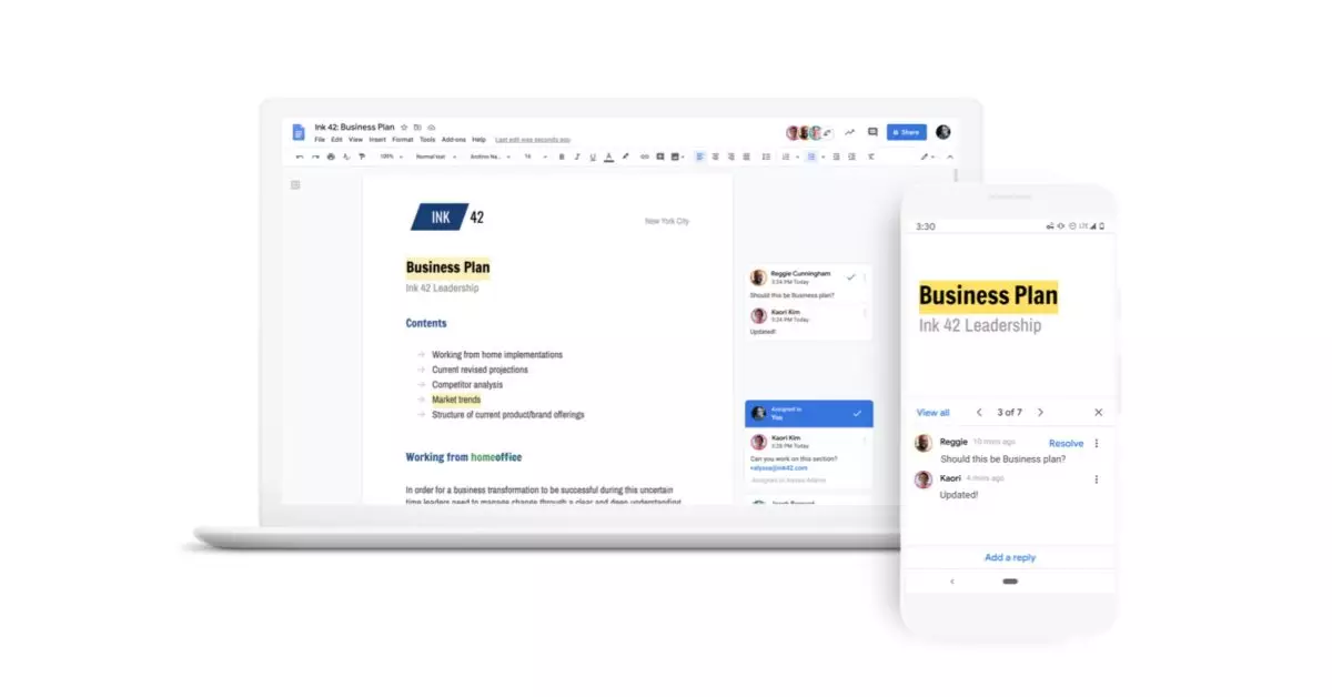 Google Docs er að endurskipuleggja tækjastikuvalmyndir á vefnum