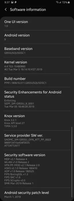 I-AT&T Android Pie S8