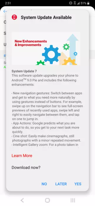 LG G7 ThinQ Android Pie