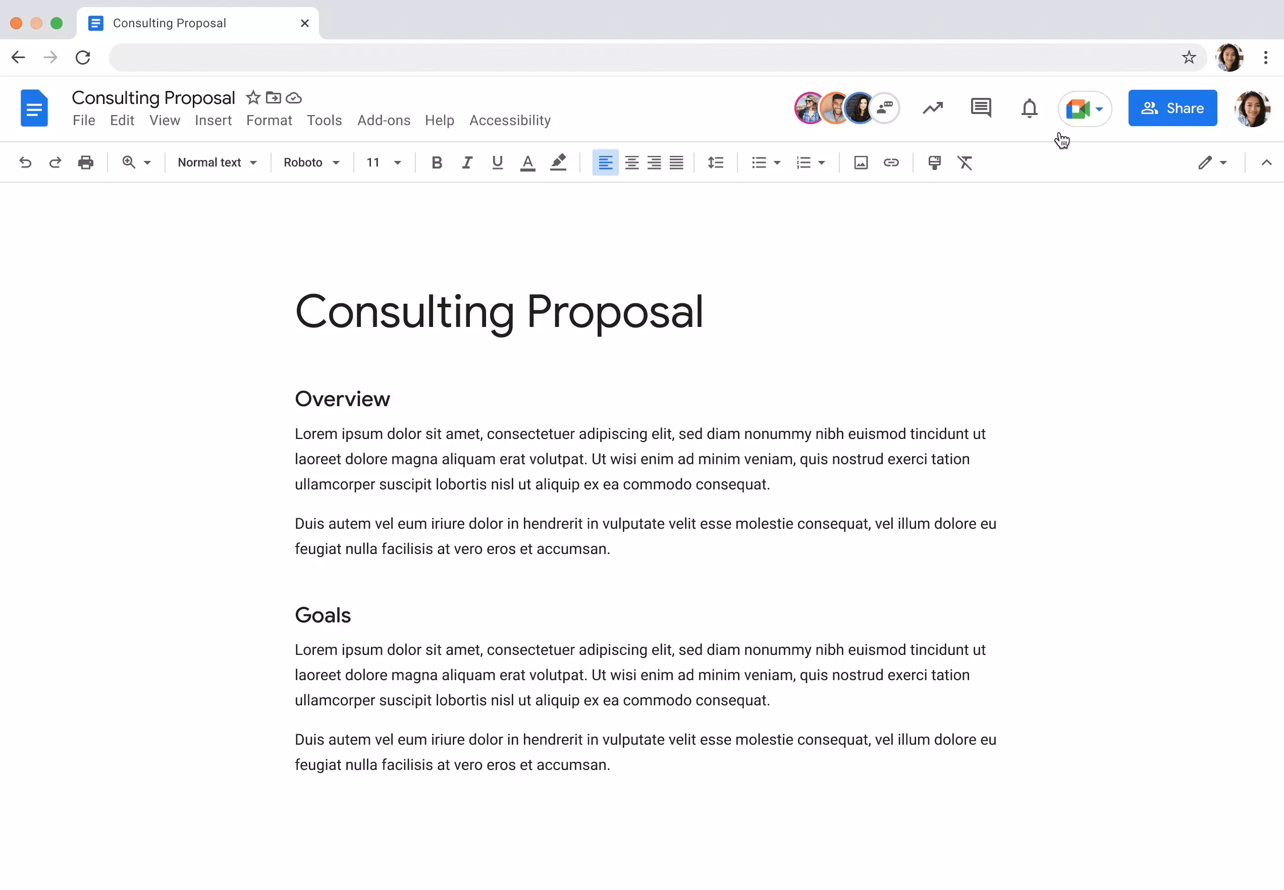 Google Docs Slides Meet