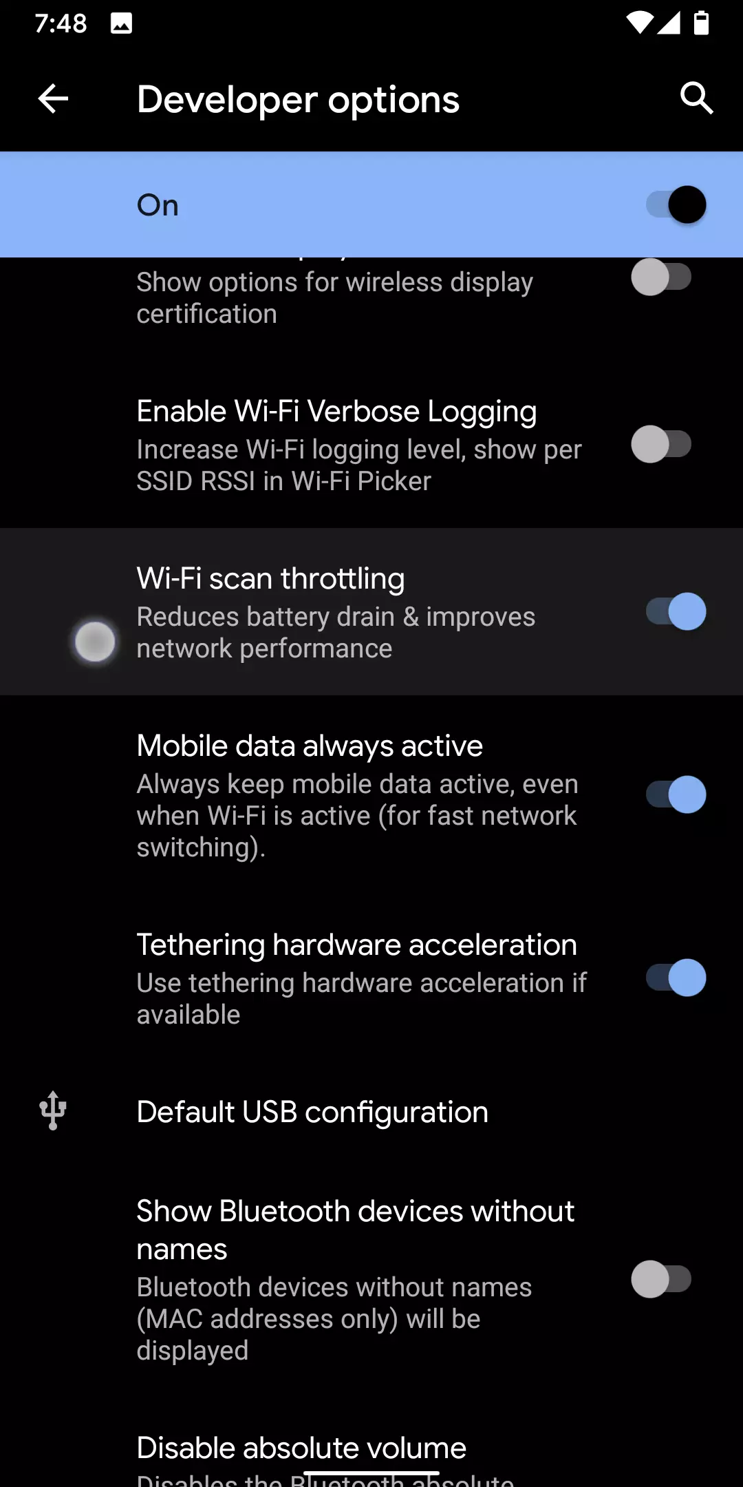 Android Q Wi-Fi skeniranje će dobiti prekidač za programere - 9to5Google 23014_2