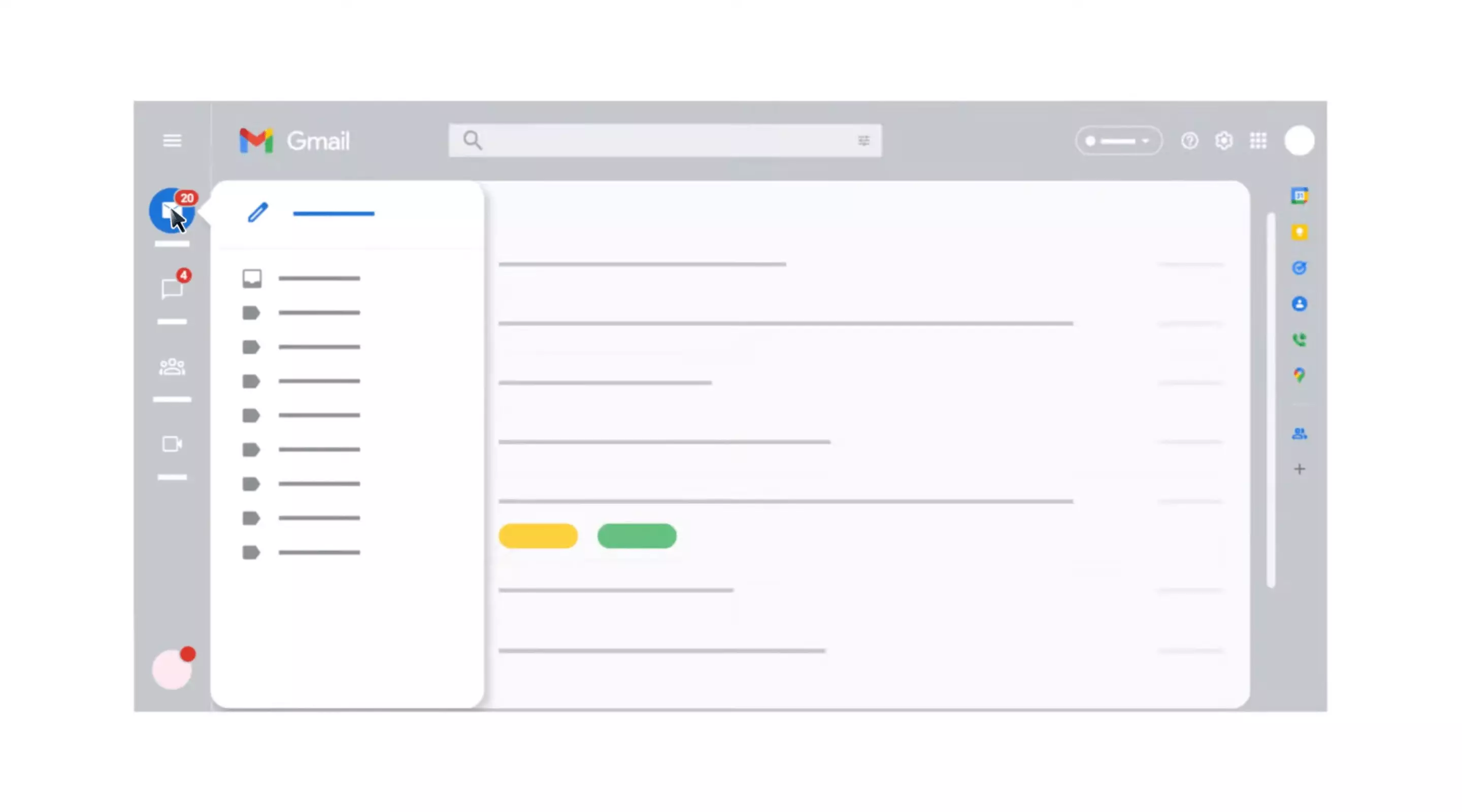 Gmail redesign