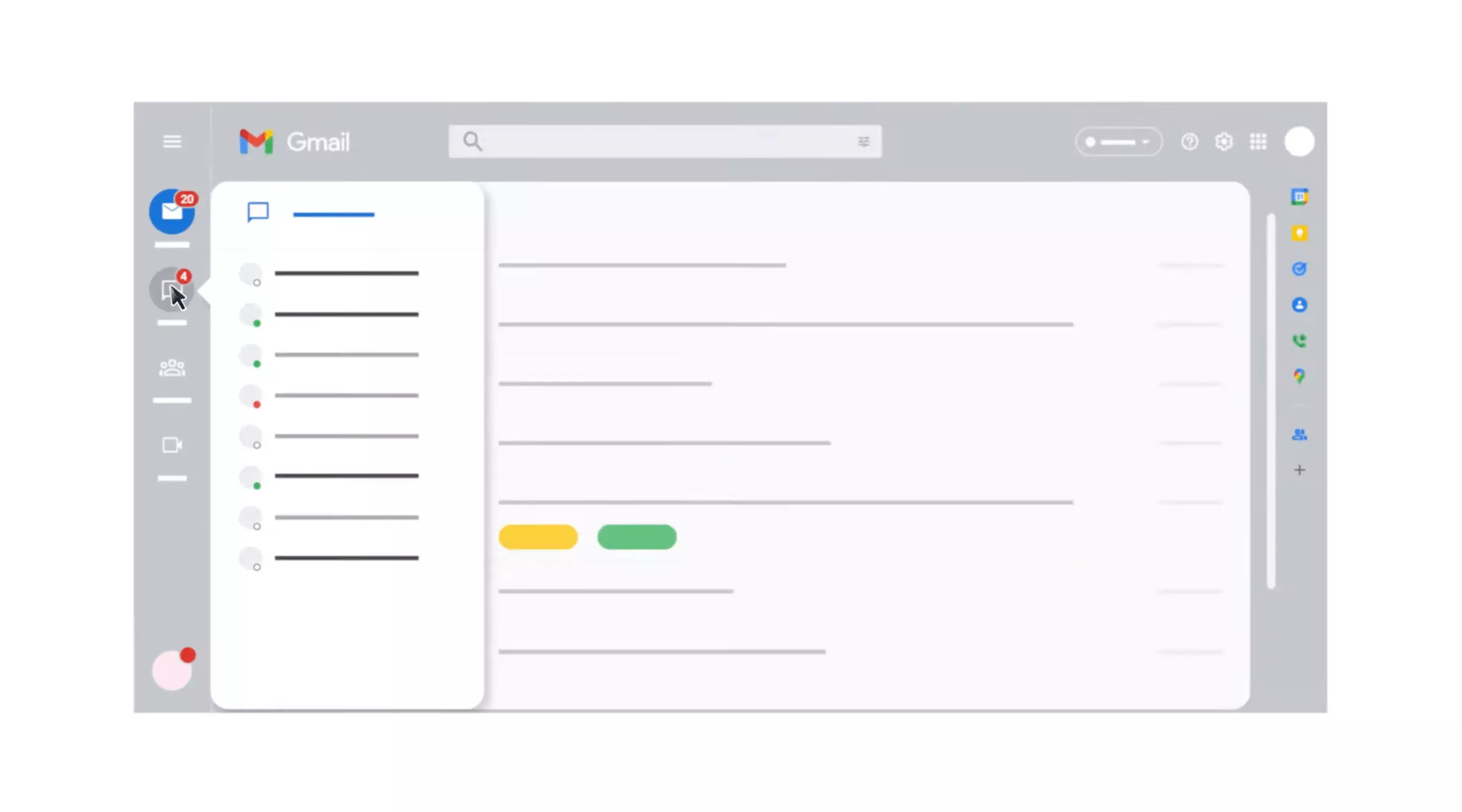 Gmail redesign