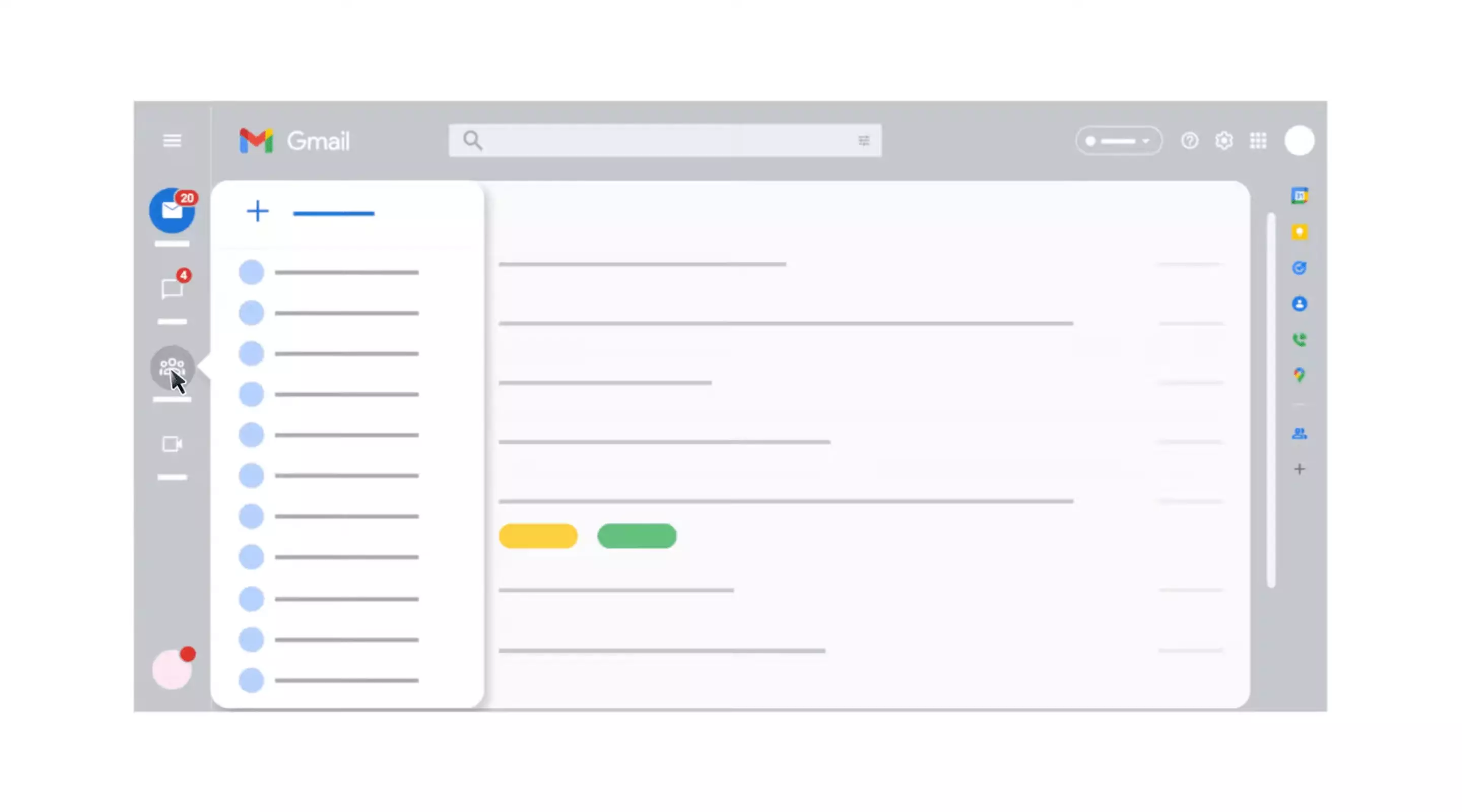 Gmail redesign