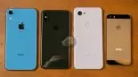 Kutulutsa kwaposachedwa kwa Pixel 3 Lite kuyerekeza ndi ma Pixel ena, iPhone XR 23214_8