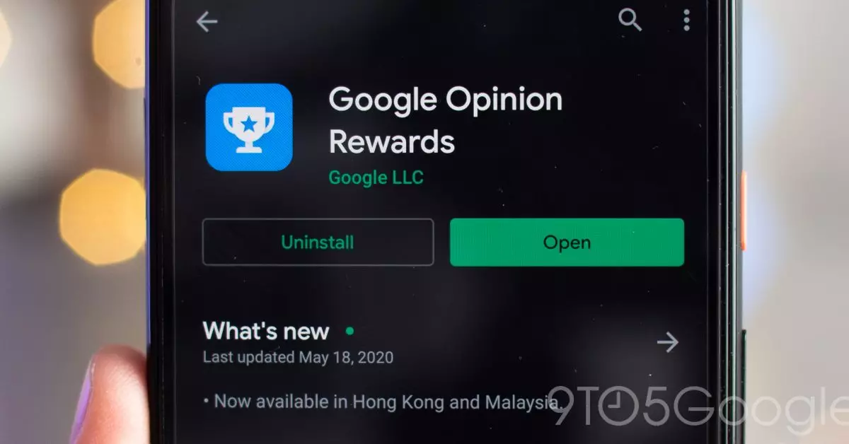 Google Opinion Rewards raggiunge i 50 milioni di download dal Play Store