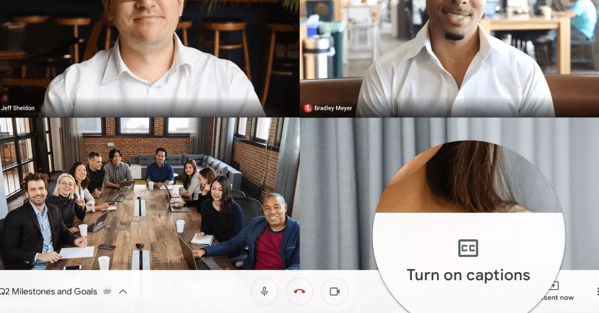 Google fügt Hangouts Meet für Android Live-Untertitel hinzu