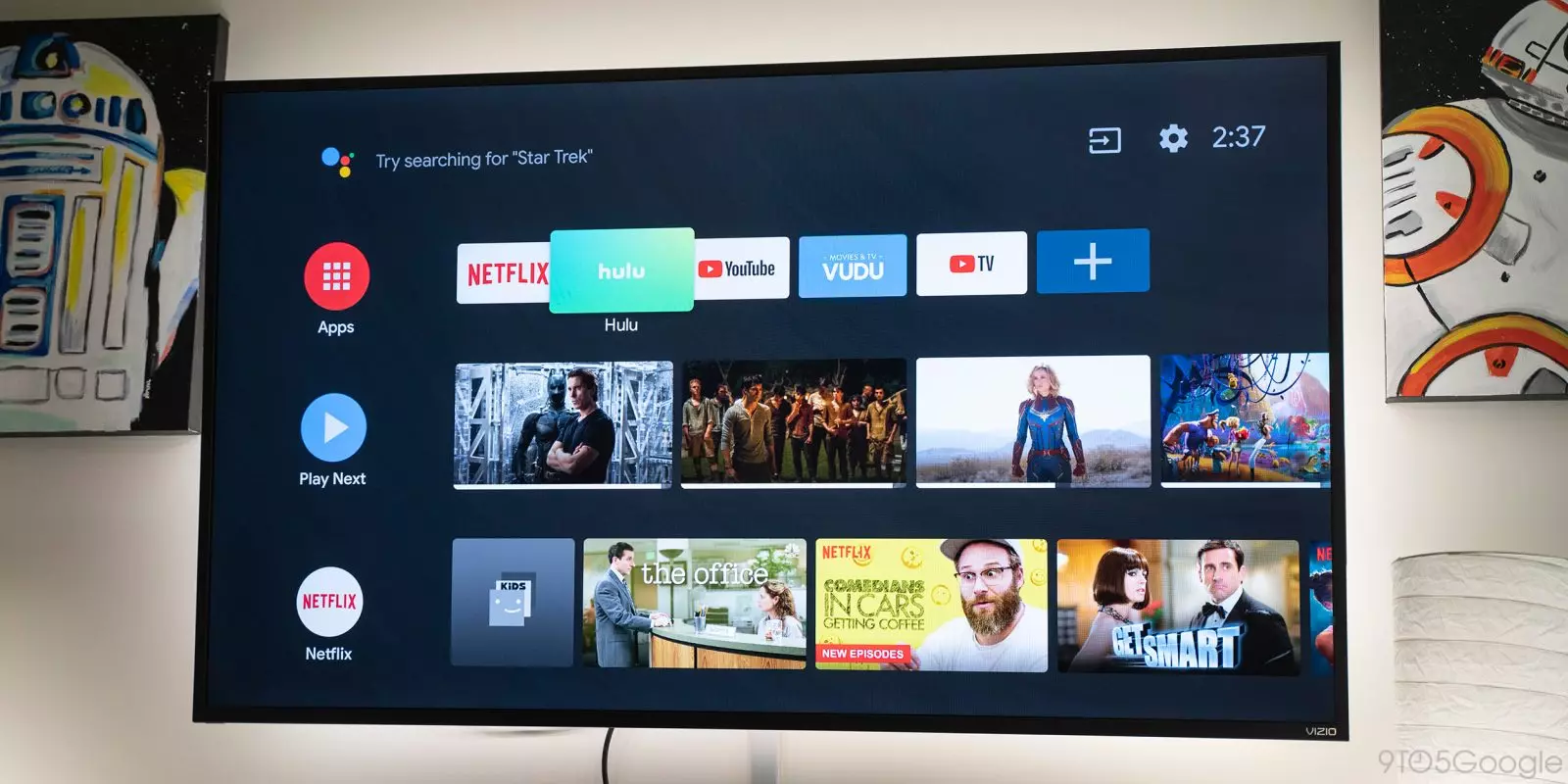 thanh liên kết android tv