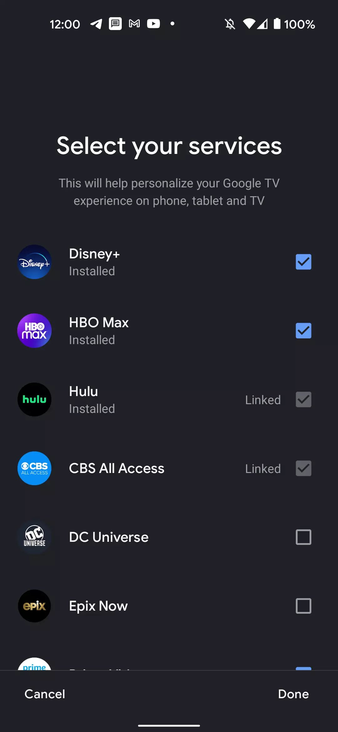 Ang Google TV app nawad-an sa suporta alang sa Netflix sa direktoryo sa relo 2337_2