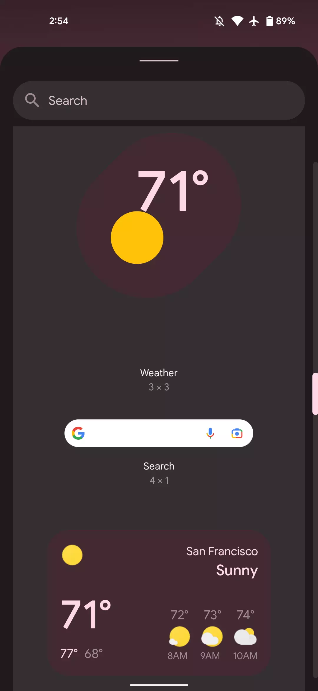 Fitaovana anao widgets