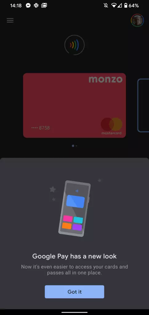 google pay redesign