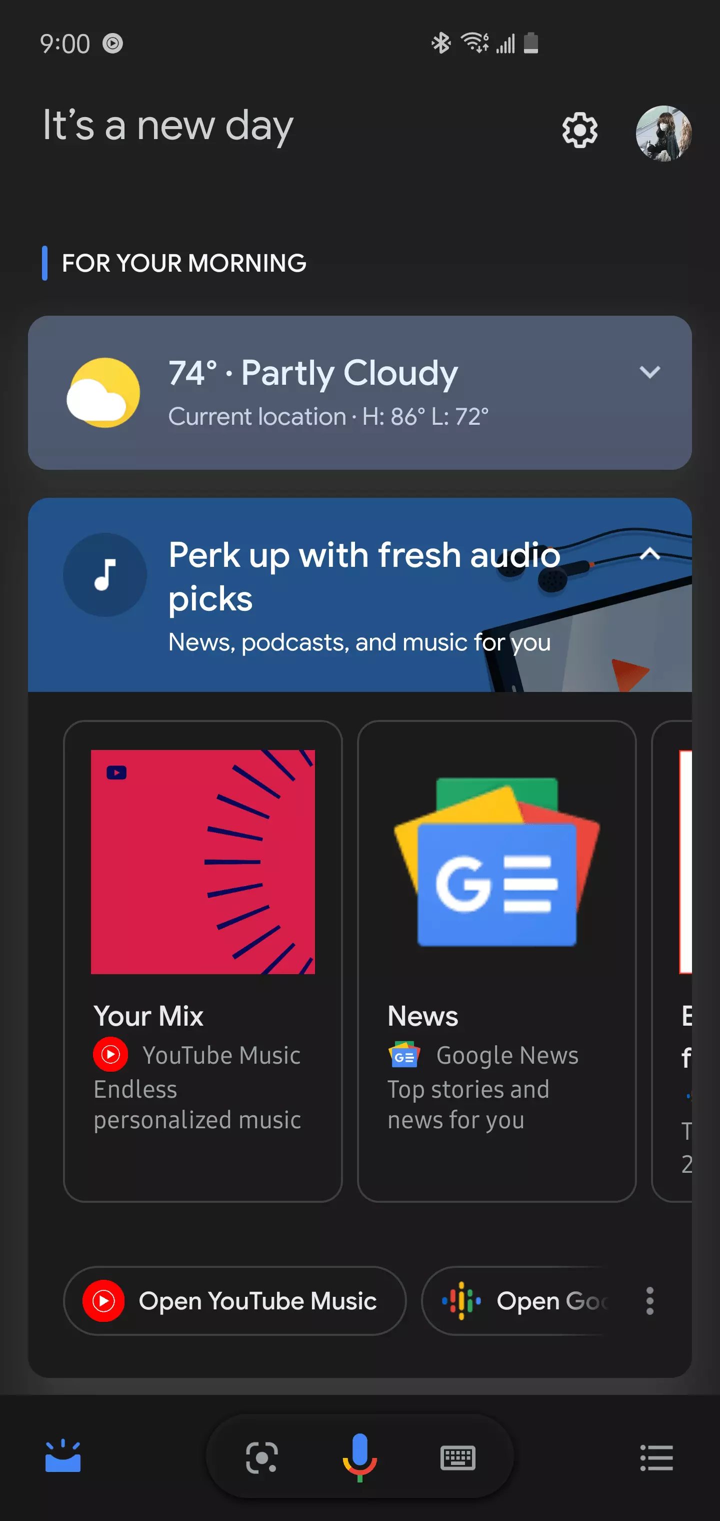 Instantâneo do Google Assistant oferecendo playlists do YouTube Music 23780_2