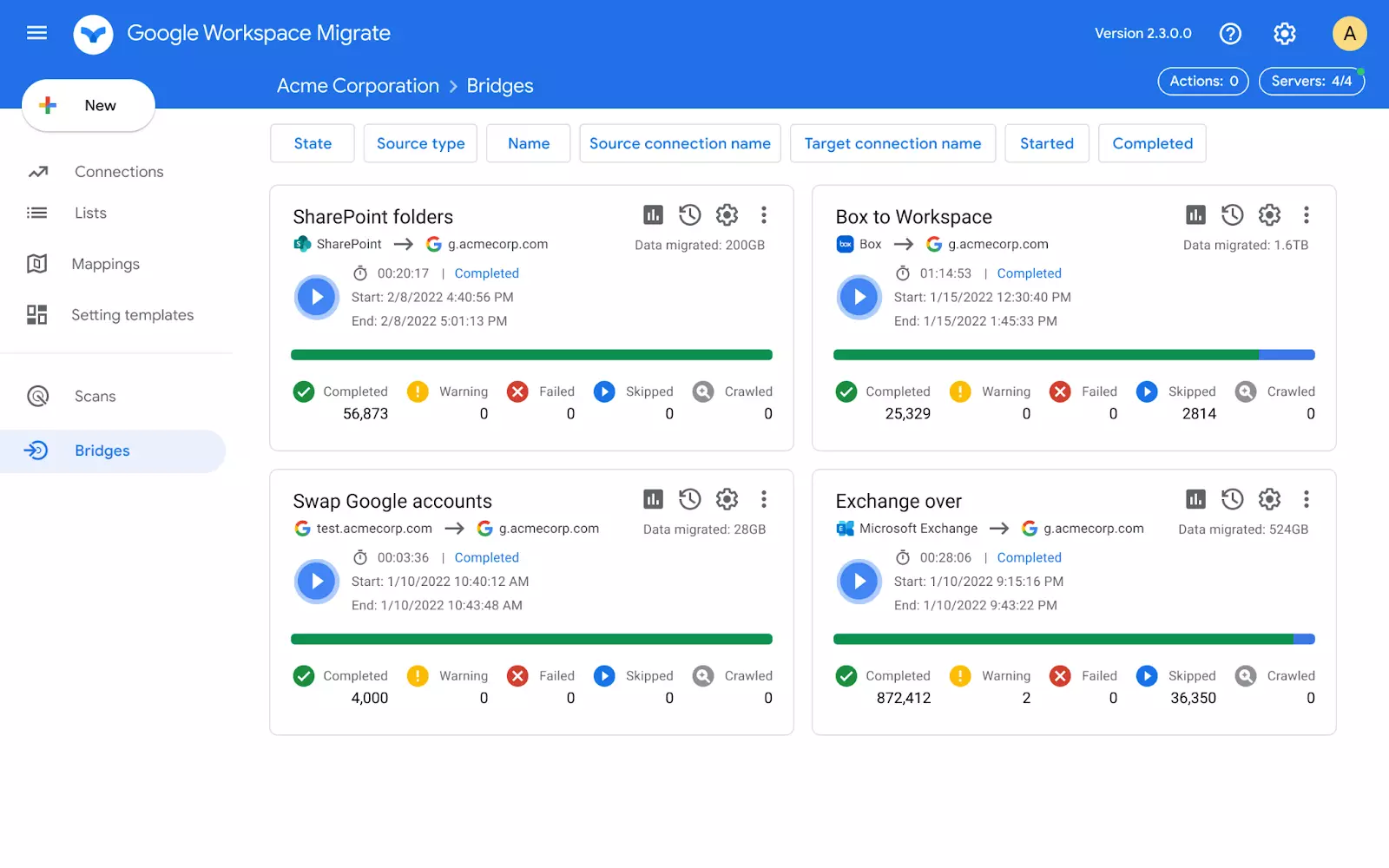 Google Workspace Migrate