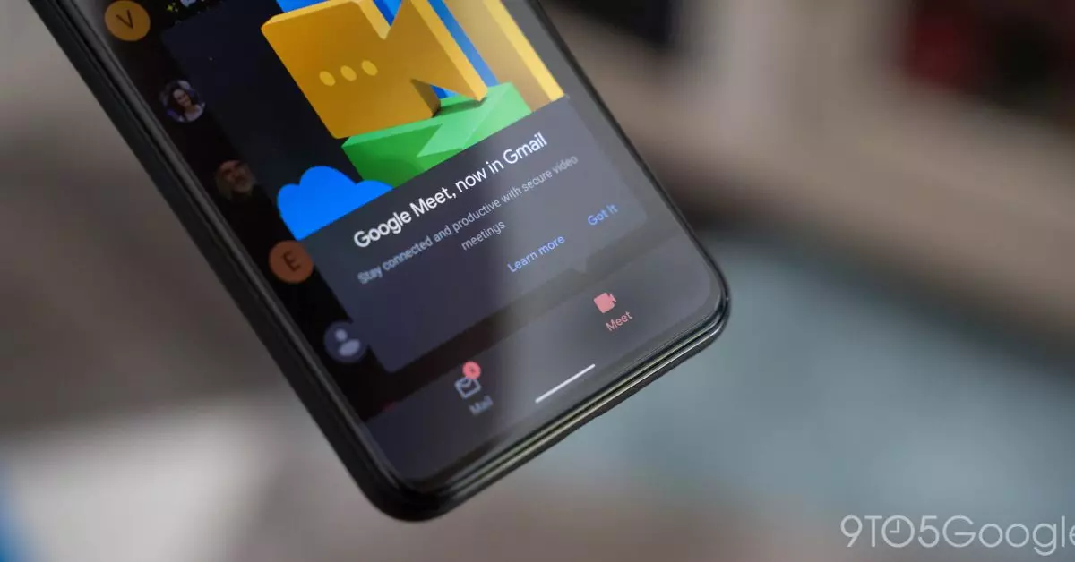 Google Meet imawonjezera zosefera zama foni anu a Gmail, monga Duo