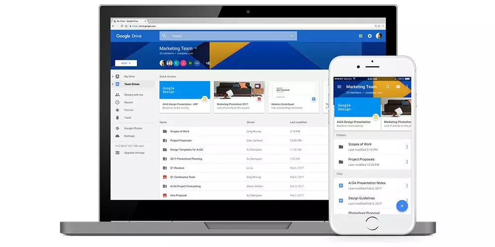 Google anuncia Drives de equipe e Drive File Stream para empresas + aquisição do AppBridge