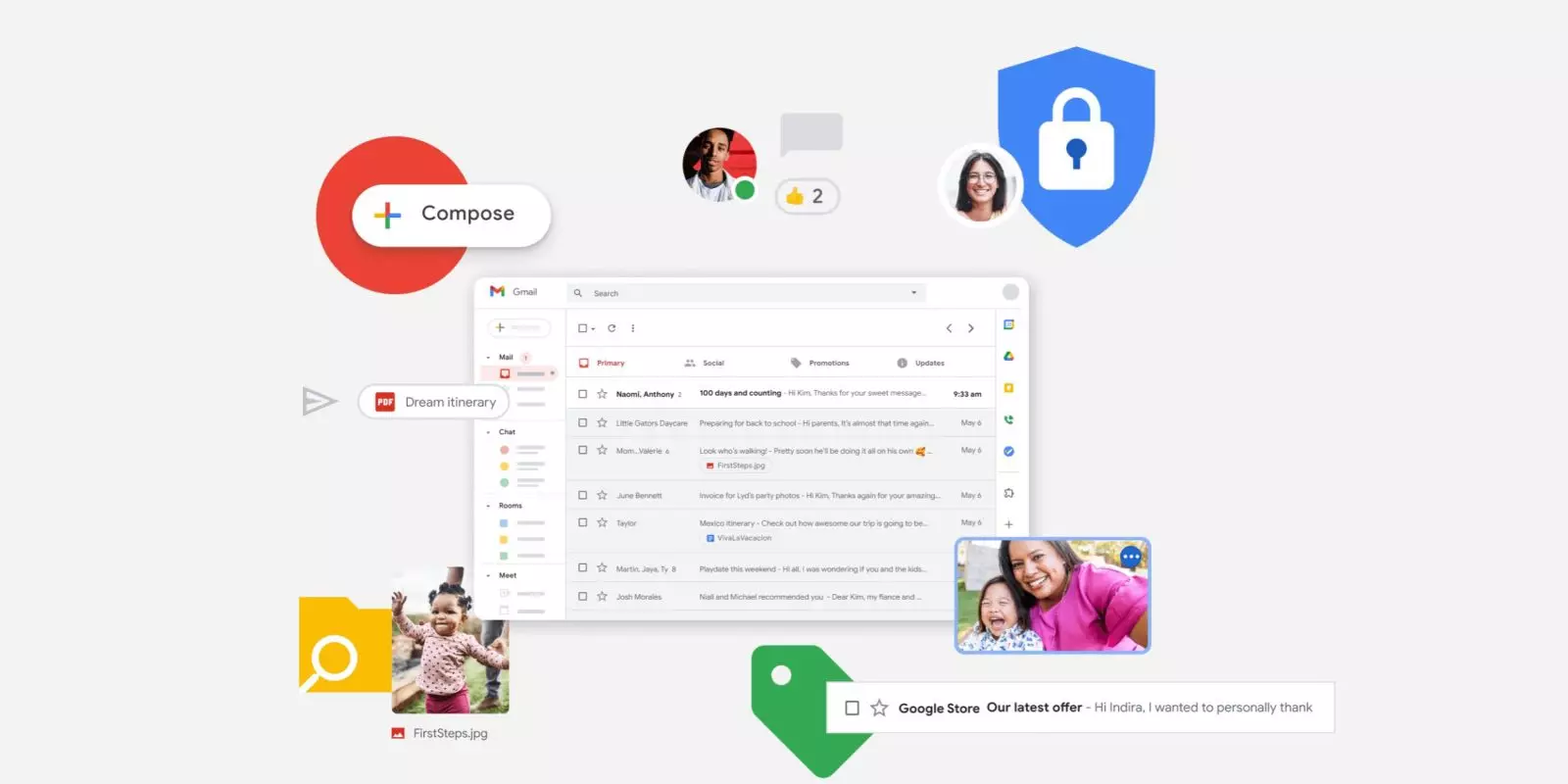 Gmail-skrivevinduet får en række opdateringer og tweaks 2419_1