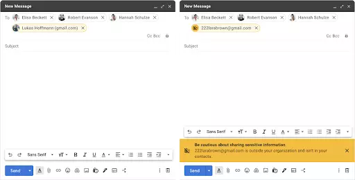 Ενημέρωση σύνθεσης Gmail