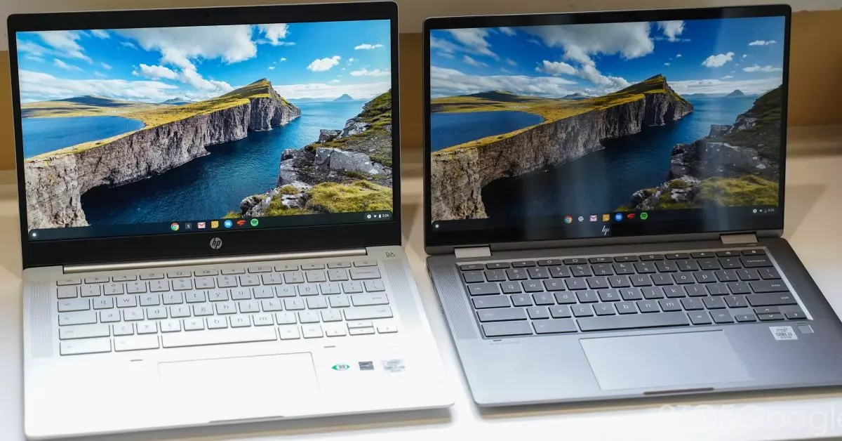 Google Meet kaj Chat estos antaŭinstalitaj en Chrome OS