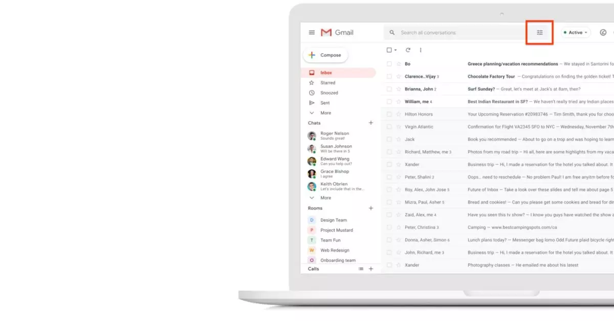 Google fè Gmail rechèch avanse pi evidan