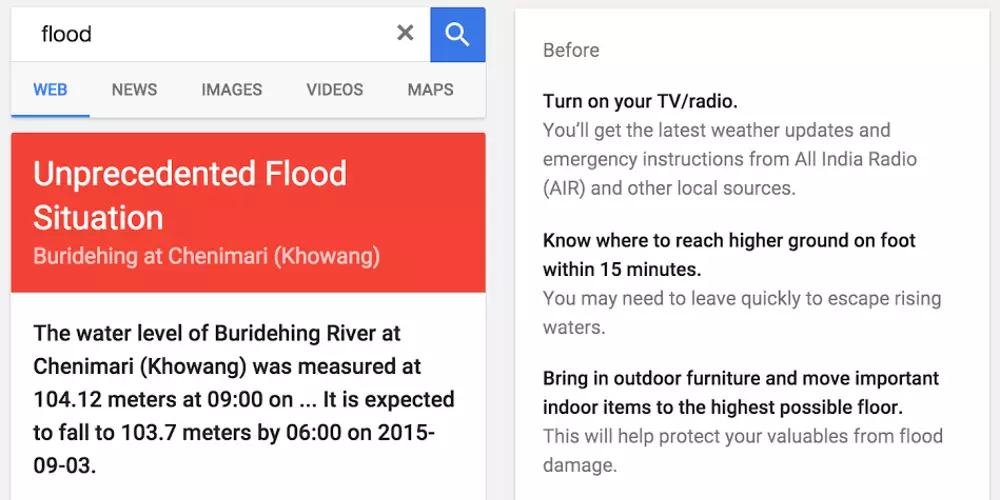 گوگل هشدارهای سیل بلادرنگ را به سرویس های وب در هند اضافه می کند 25048_1