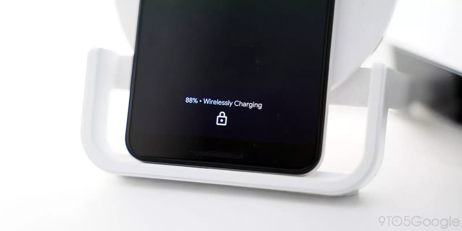 Android Q beta 2 cargando sen fíos pixel 3 xl