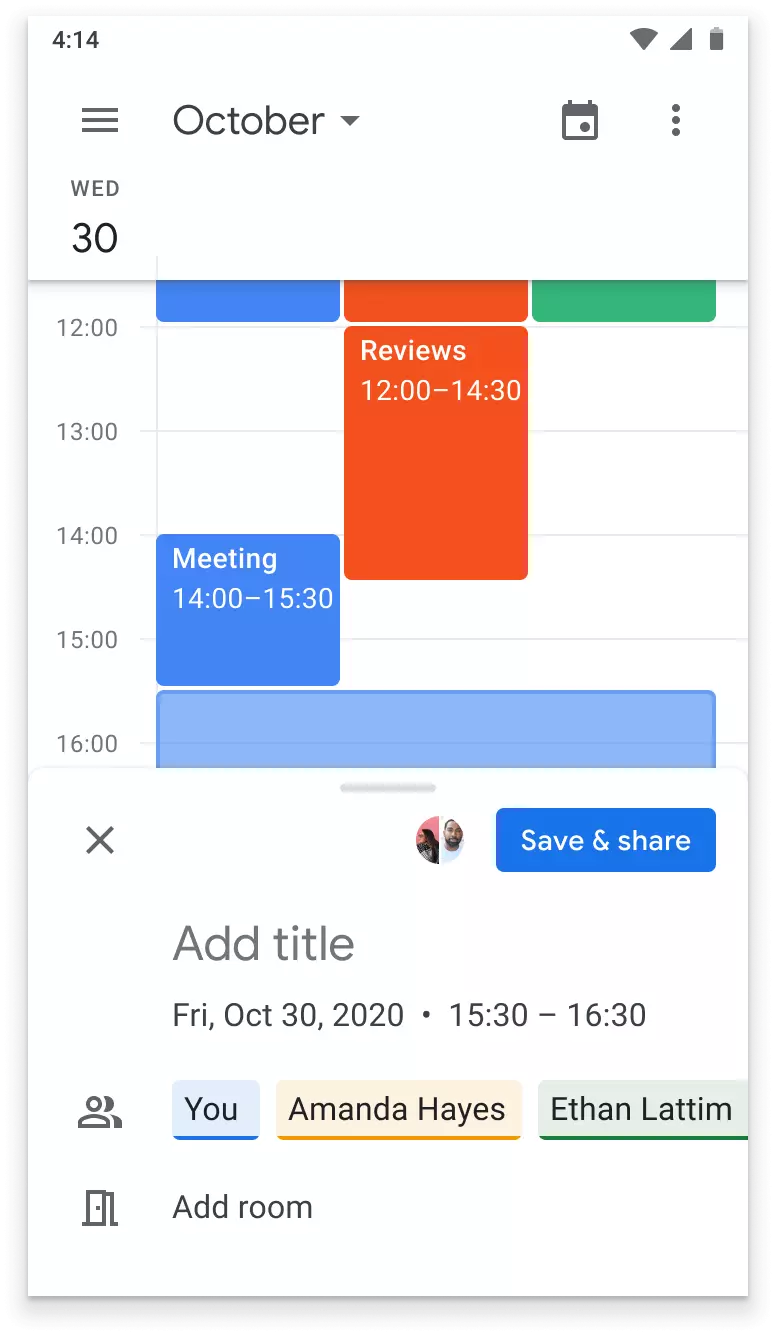 Google Chat agrega un atajo de calendario para la creación rápida de eventos 2512_3