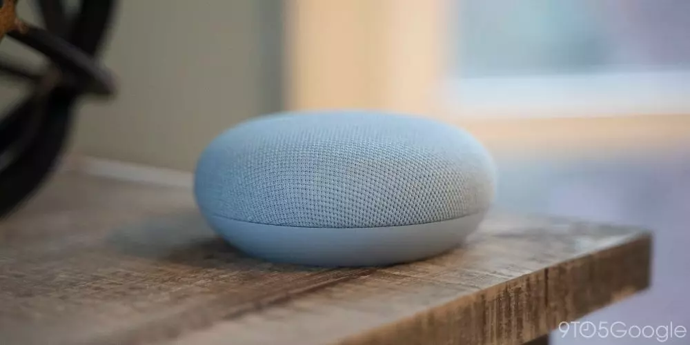 google nest mini blau cel