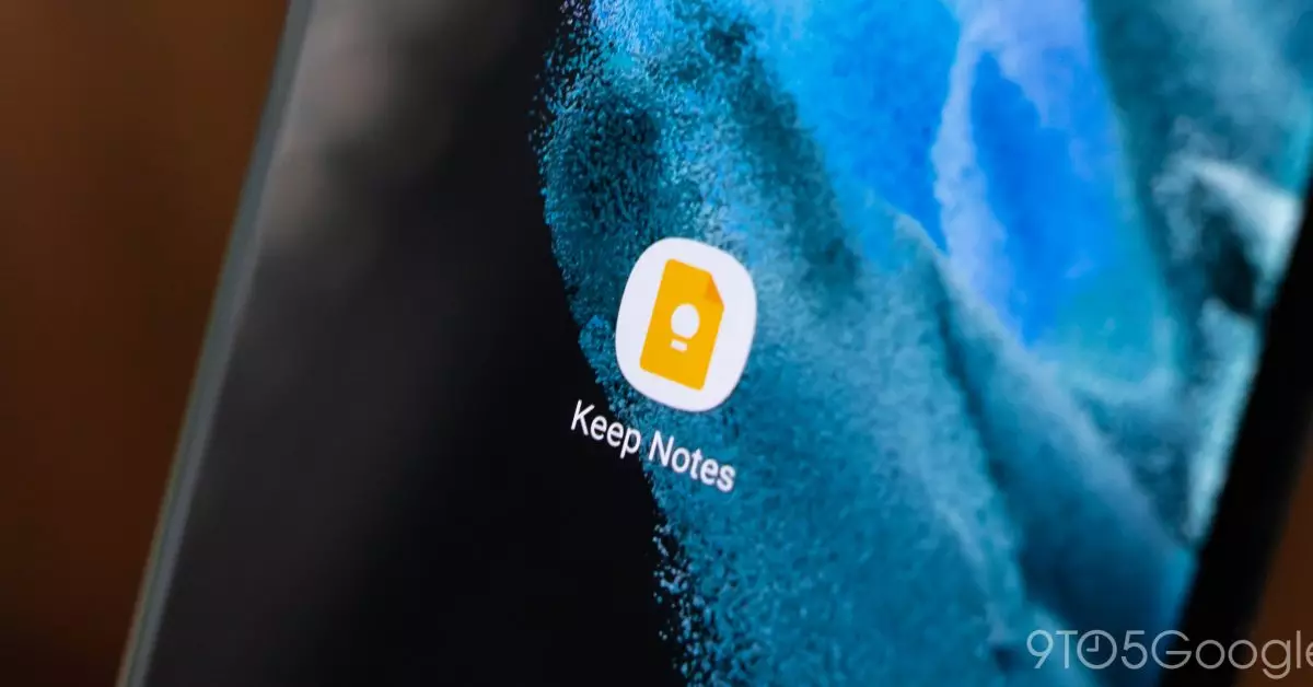 Senarai bernombor Google Keep nampaknya rosak