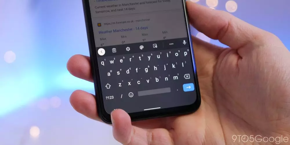 google gboard android ხმოვანი აკრეფა