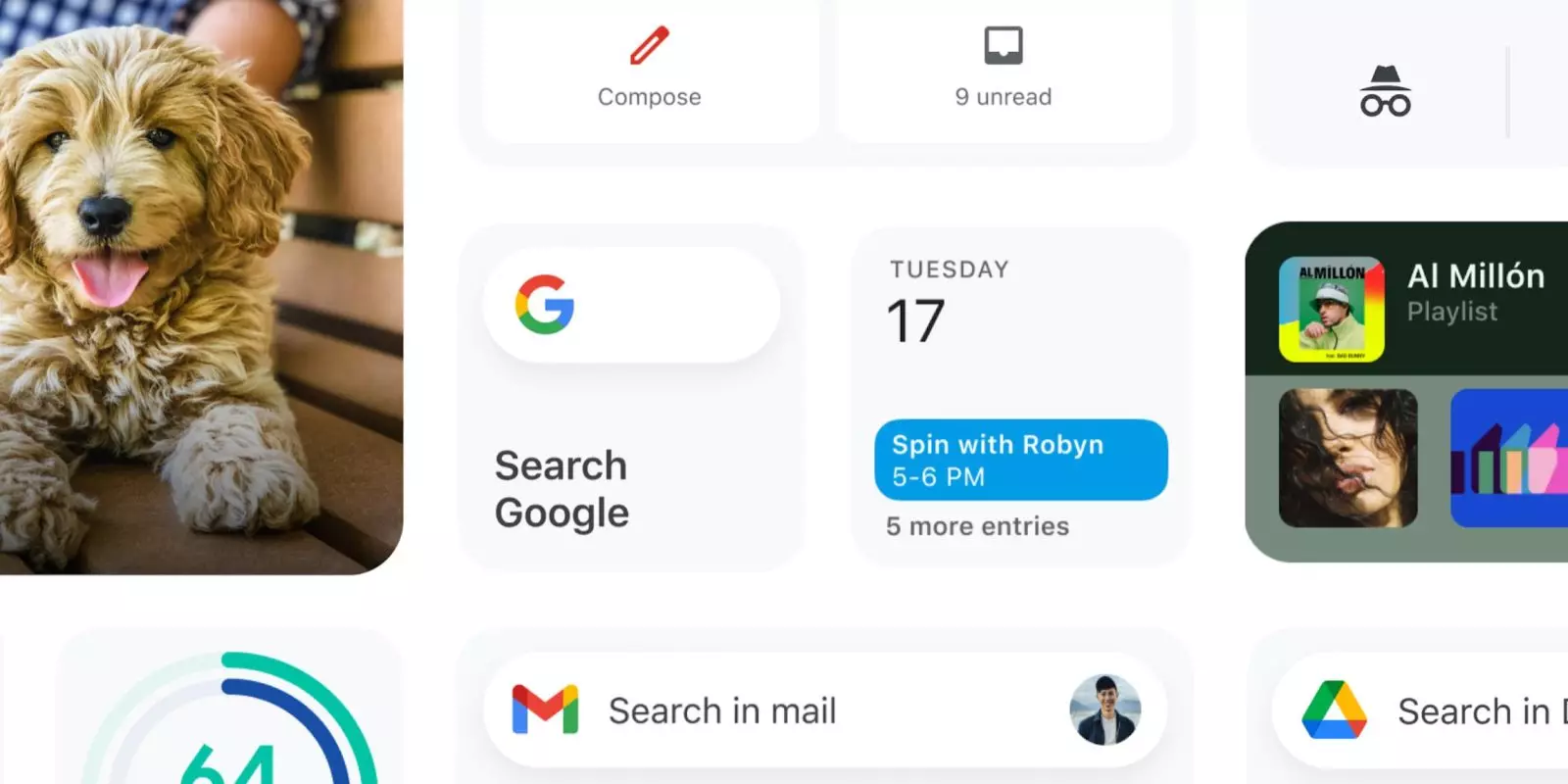 Google melancarkan lebih banyak widget skrin utama iOS 14 2532_1