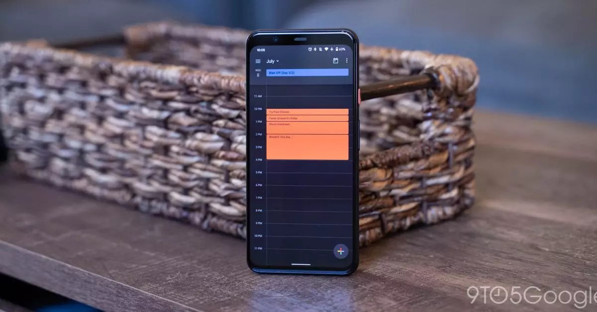 Кори Google Calendar дар Android 11 рӯйдодҳои шахсиро нишон медиҳад