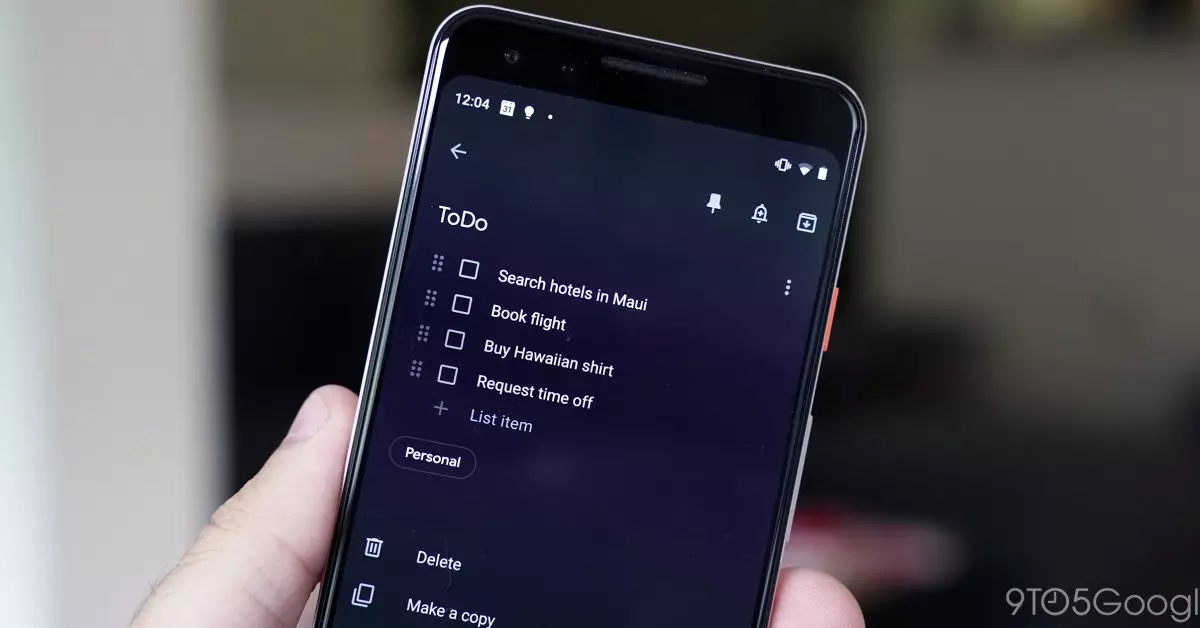 A Google Keep elérte az 1 milliárd letöltést a Play Áruházban