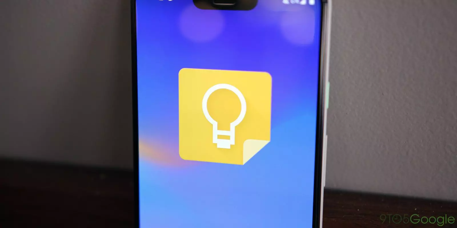 ערכת נושא כהה של Google Keep