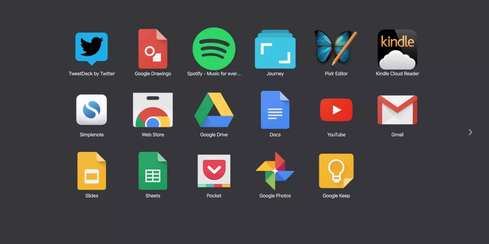 Malrekomendiĝo de Chrome Apps