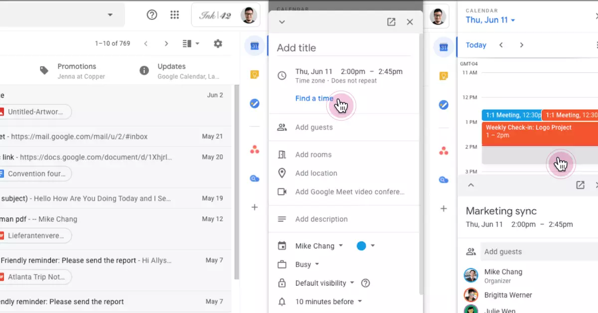 Ahora puedes editar Google Calendar desde la barra lateral de Gmail