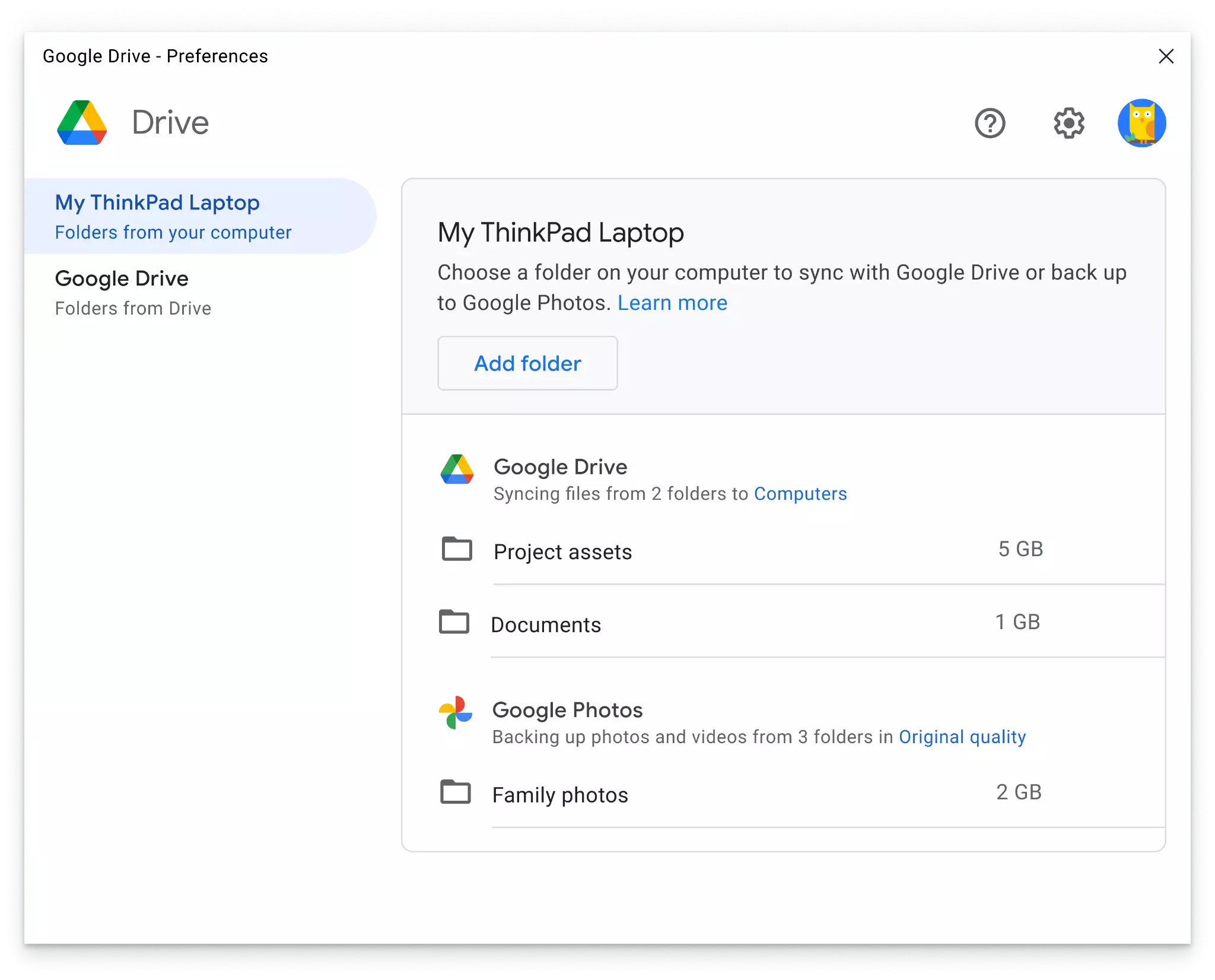 desktop i ri i Google Drive