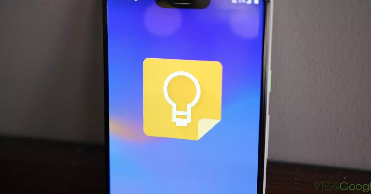 Yanayin duhu Google Keep yana farawa akan Android